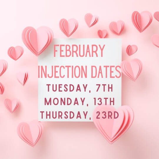 Injection Date: Monday, February 13th, 2023 - Medical Spa in Montgomery, AL